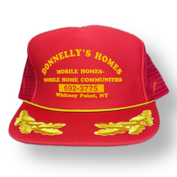 Accessories | Vintage 8s90s Mobile Homes Mesh Trucker Hat Snapback Hat ...